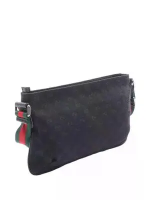 Gucci Gg Canvas Web Crossbody Bag 2000-2015