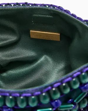 Giorgio Armani Jacquard Satin Mini Bag