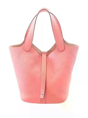 Hermès 2016 Clemence Picotin Lock Pm Handbag - Pink