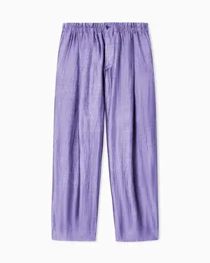 Giorgio Armani Single-pleat Linen Trousers