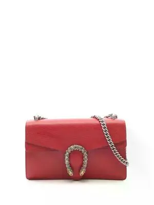 Gucci 2016-2026 Medium Calfskin Dionysus Shoulder Bag - Red