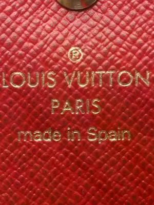 LOUIS VUITTON 2016 Damier Ebene Caissa Wallet Long Wallets