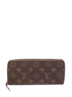 LOUIS VUITTON 2019 Monogram Clemence Wallet Long Wallets - Brown