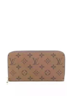 LOUIS VUITTON 2021-2025 Monogram Reverse Zippy Wallet Long Wallets - Brown