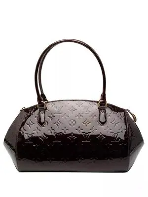 LOUIS VUITTON 2010 Monogram Vernis Sherwood Gm Handbag - Purple