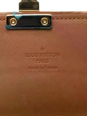 LOUIS VUITTON 2013 Damier Ebene Ascot Wallet Long Wallets