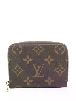 LOUIS VUITTON 2021-2025 Monogram Zippy Purse Coin Pouch - Brown