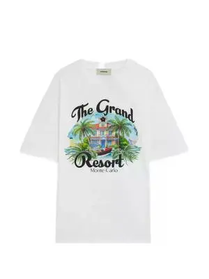A PAPER KID Graphic Print Jersey T-shirt