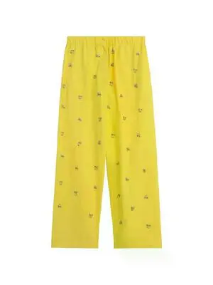A PAPER KID Popeline Embellished Trousers