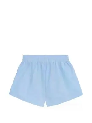 A PAPER KID Embellished Poplin Shorts - Blue
