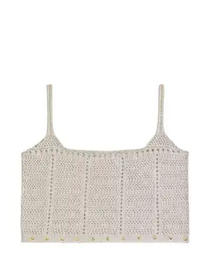 A PAPER KID Knitted Top - Neutrals