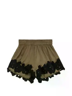 A PAPER KID Flower Lace Shorts