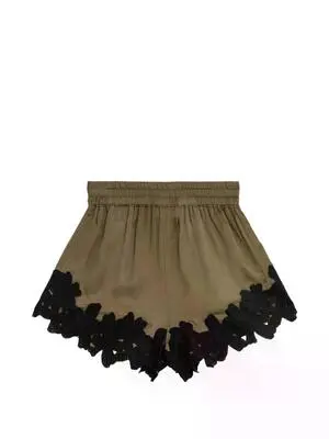 A PAPER KID Flower Lace Shorts