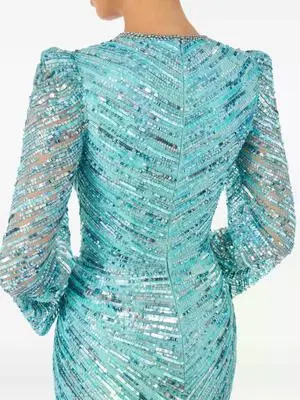 Jenny Packham Darcy Sequin-embellished Maxi Dress
