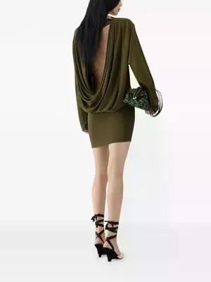 Jacquemus Mistral Draped Mini Dress