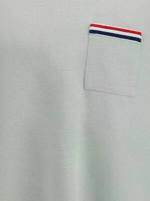 Thom Browne Rwb Stripe-trim Pocket T-shirt