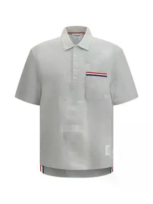 Thom Browne Chest-pocket Polo Shirt - Grey