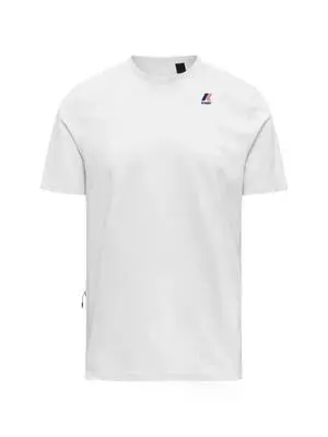 K-WAY Leonide Logo-detail Cotton T-shirt - White