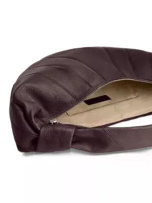 LEMAIRE Fortune Croissant Bag In Grained Leather - Brown