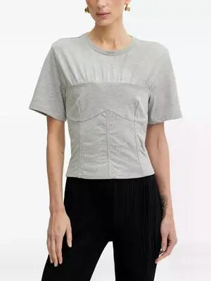 Patrizia Pepe Drawstring-detail Bustier T-shirt