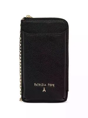 Patrizia Pepe Chain-strap Phone Crossbody Bag - Black