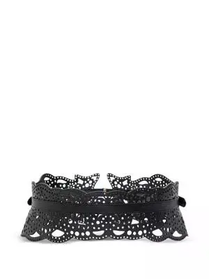 SAIID KOBEISY Leather Belt - Black
