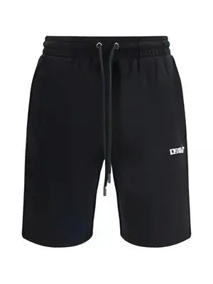 Off-White Arrow-print Skate Shorts - Black