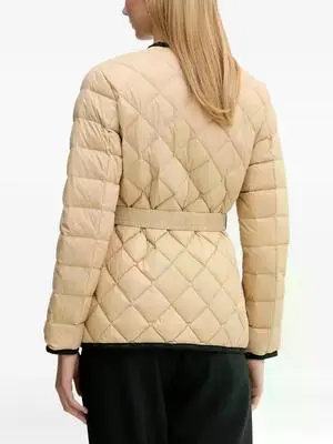 Armani Exchange Quilted Belted Jacket