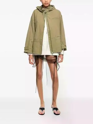 Bimba Y Lola Hooded Zipped Jacket