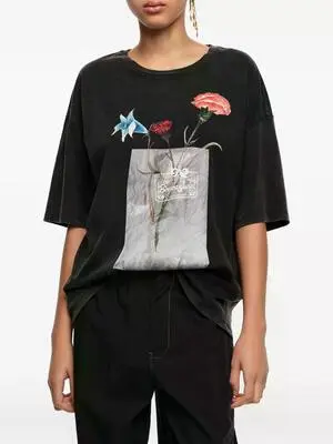Bimba Y Lola Floral-print T-shirt