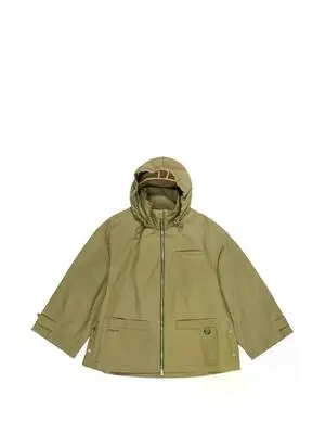 Bimba Y Lola Hooded Cotton Jacket - Green