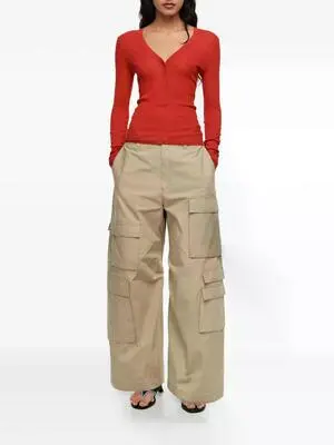 Bimba Y Lola Cargo-pocket Trousers - Neutrals