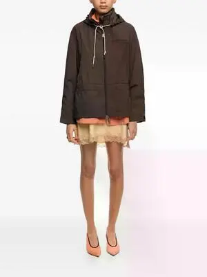 Bimba Y Lola Hooded Zip Jacket - Brown