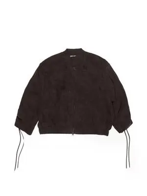 Bimba Y Lola Side-drawstring Bomber Jacket - Black