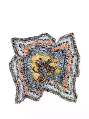 Bimba Y Lola Floral-print Scarf