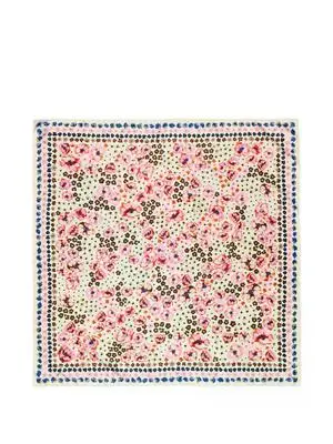 Bimba Y Lola Floral-print Scarf