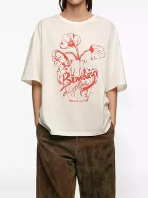 Bimba Y Lola Floral Print T-shirt