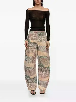 Bimba Y Lola Graphic-print Trousers