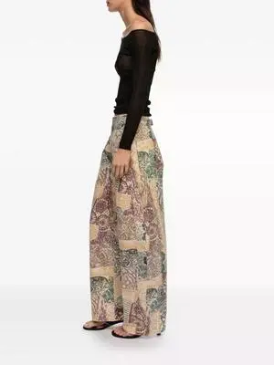 Bimba Y Lola Graphic-print Trousers