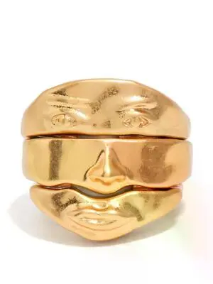 Bimba Y Lola Face Engraved Logo Ring