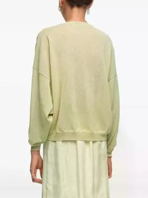 Bimba Y Lola Lace-trim V-neck Top - Green