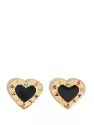 Bimba Y Lola Heart Earrings - Gold
