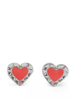 Bimba Y Lola Heart Earrings - Silver