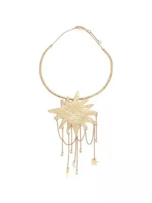 Bimba Y Lola Sun Pendant Necklace - Gold
