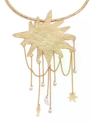 Bimba Y Lola Sun Pendant Necklace