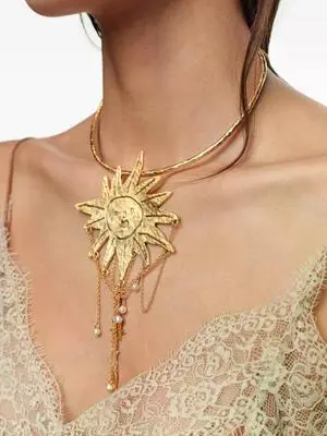 Bimba Y Lola Sun Pendant Necklace