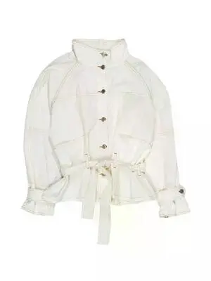 Bimba Y Lola Belted Jacket - White