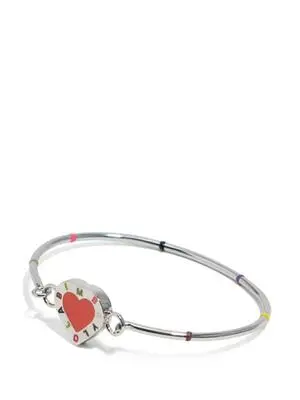 Bimba Y Lola Heart Charm Toggle Bracelet