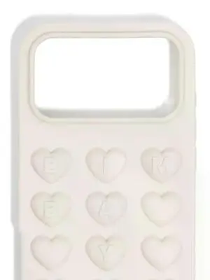 Bimba Y Lola Iphone 17 Pro Max Heart-embossed Case - Neutrals