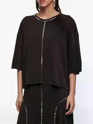 Bimba Y Lola Sequin-embellished T-shirt